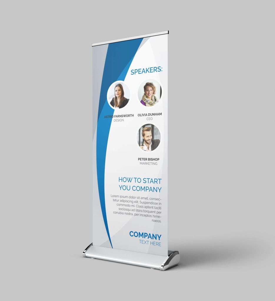 Table Top Pull Up Banner - The Print Centre | Brantford’s Print Shop